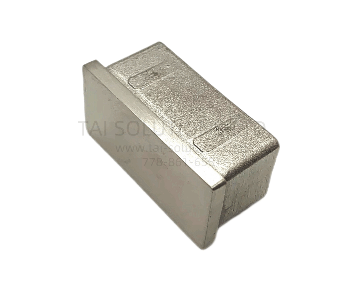 Rectangular Tubing 25*50(1″x 2″) – FLAT END CAP | Tai Solutions Ltd.